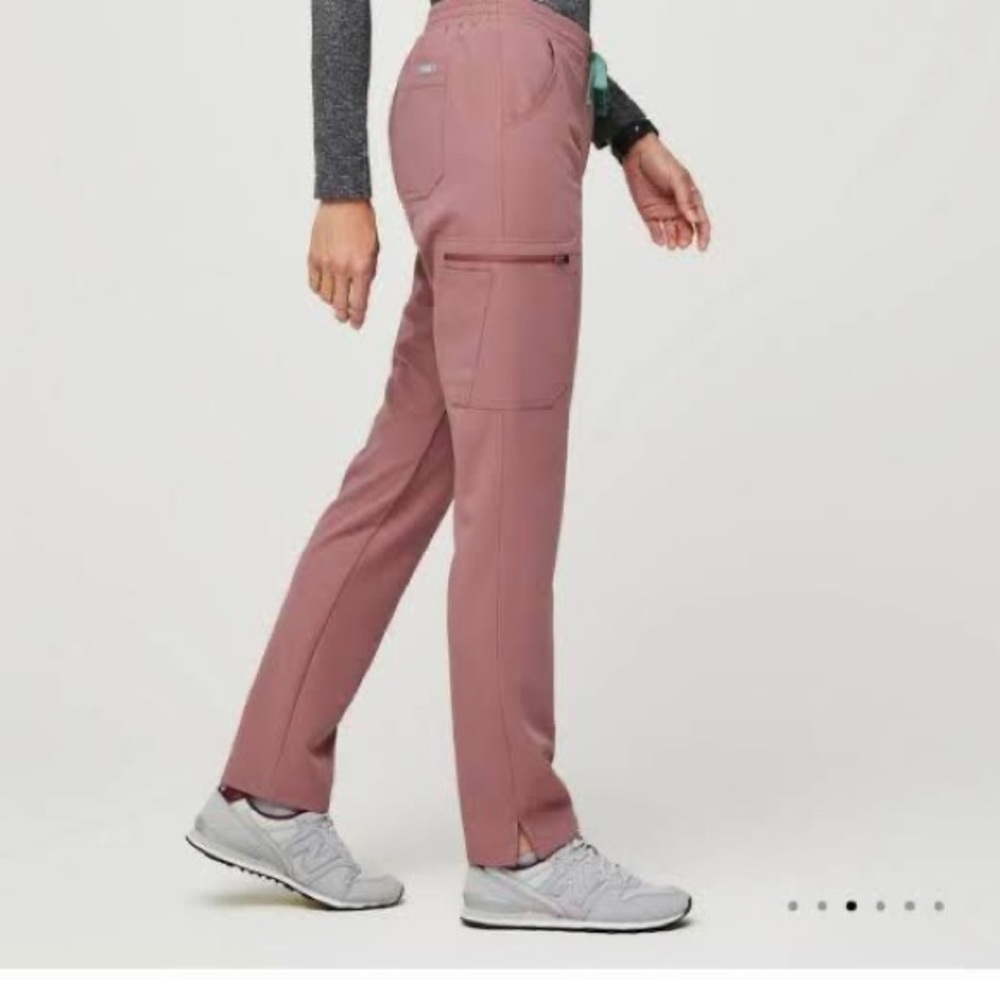 Figs Mineral Mauve Yola Skinny Scrub Pants - Gem